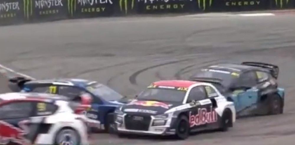 Accidente y fractura para Solberg en Rallycross | Carburando