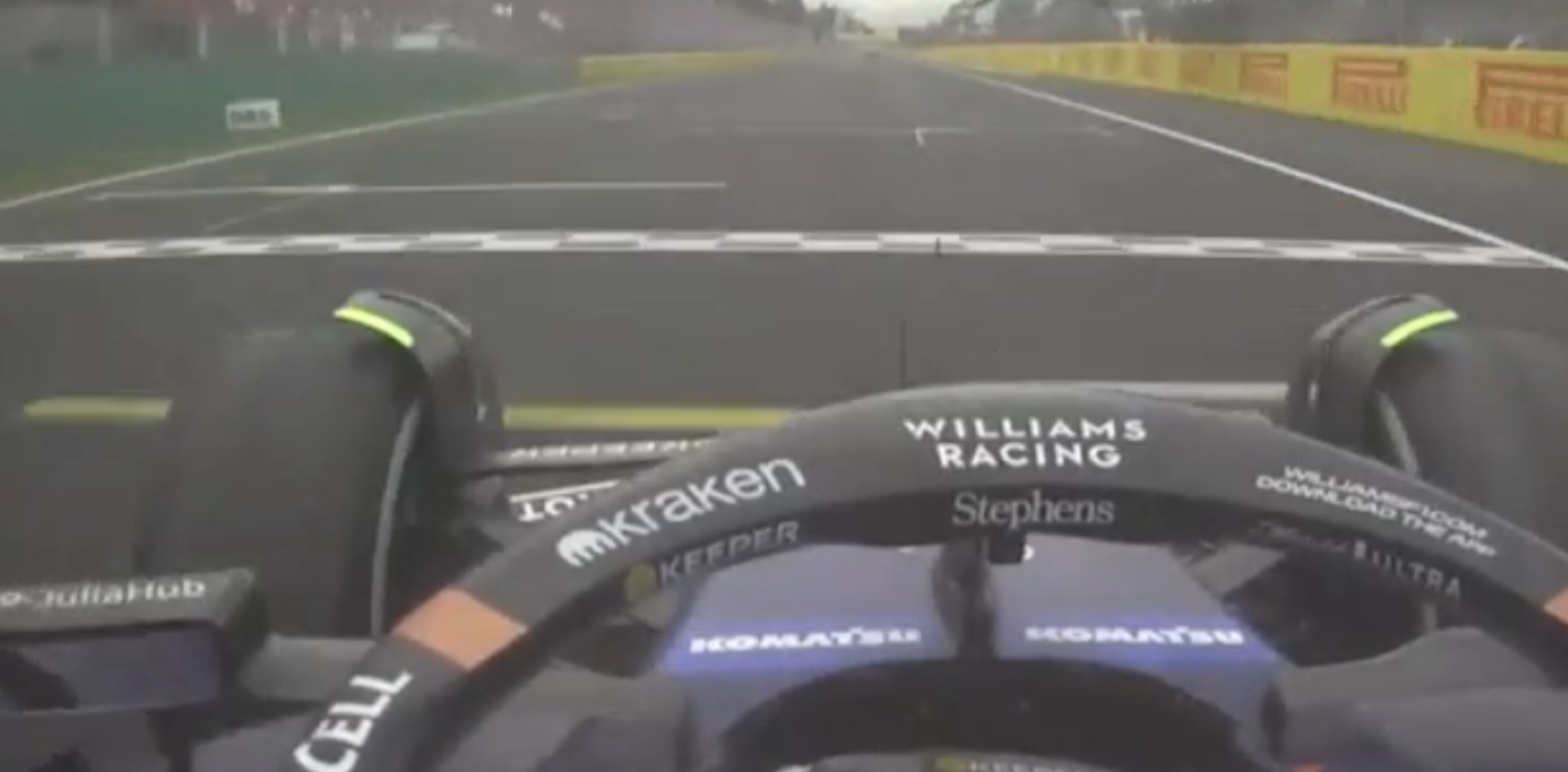 F1 hoy: así cruzaba la línea de meta Franco Colapinto | Carburando